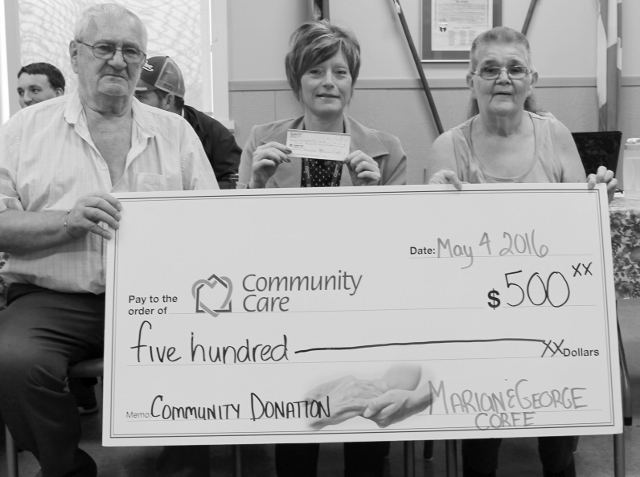 Marion and George Corfe Donation to Organizations - Millbrook