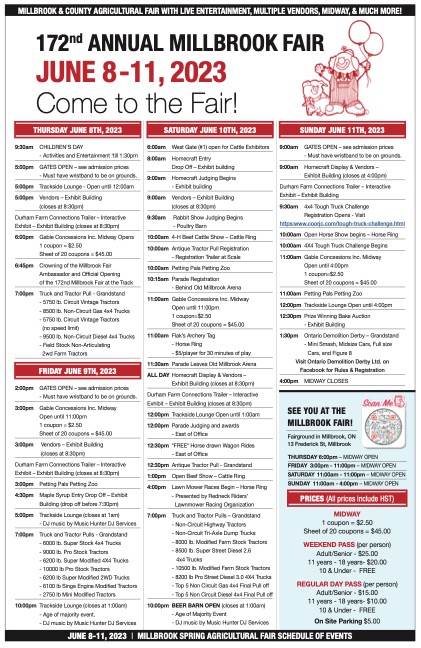 Come to the Fair! - The Millbrook Times