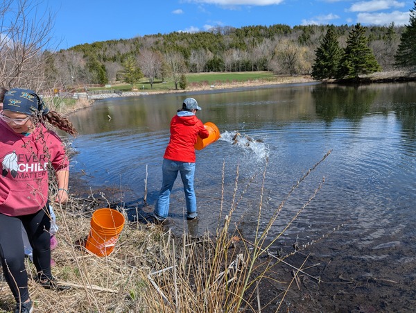 Millie Makes an Appearance at the Fishing Derby - The Millbrook Times